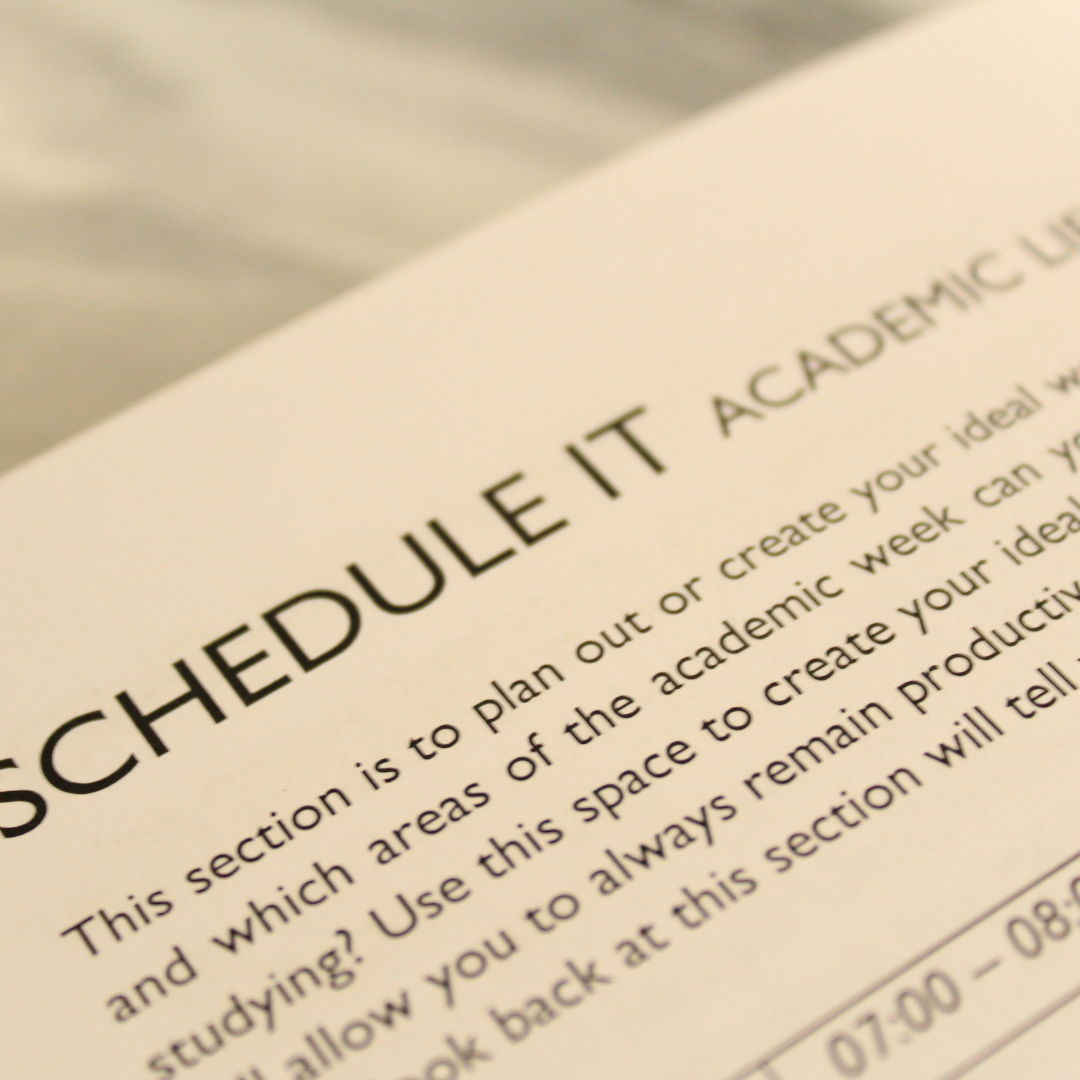 Reset, Readjust, Refocus – Semester Student Planner